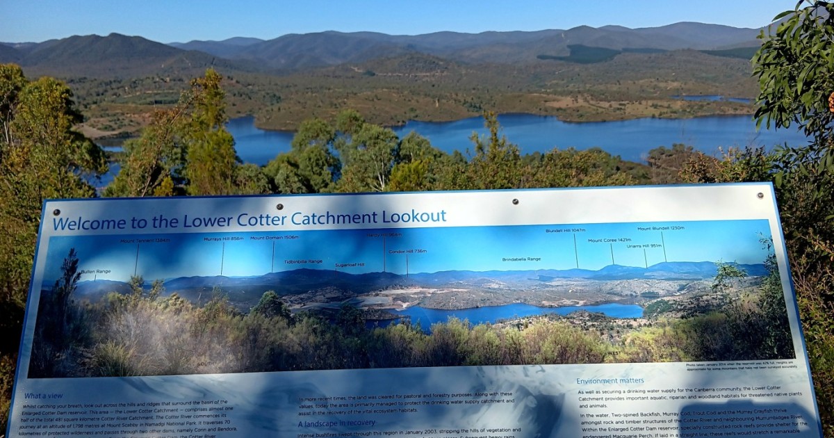 Grasstree Lookout, Mt McDonald and Cotter views | Sat 27th Jul 20...